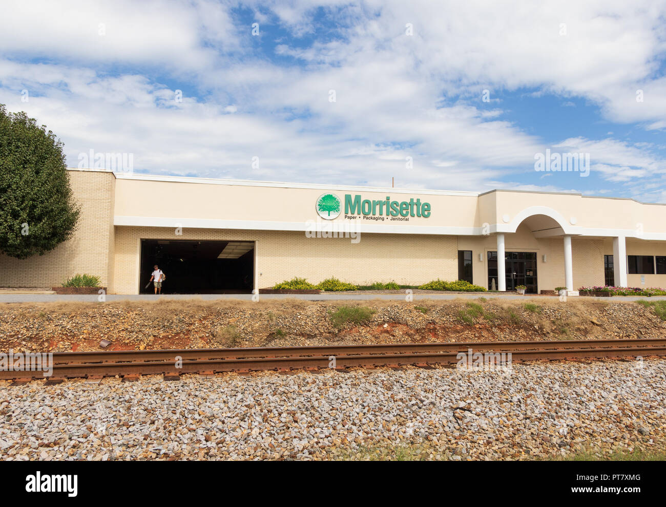 HICKORY, NORTH CAROLINA, USA-9/18/18: Building and sign of Morrisette ...