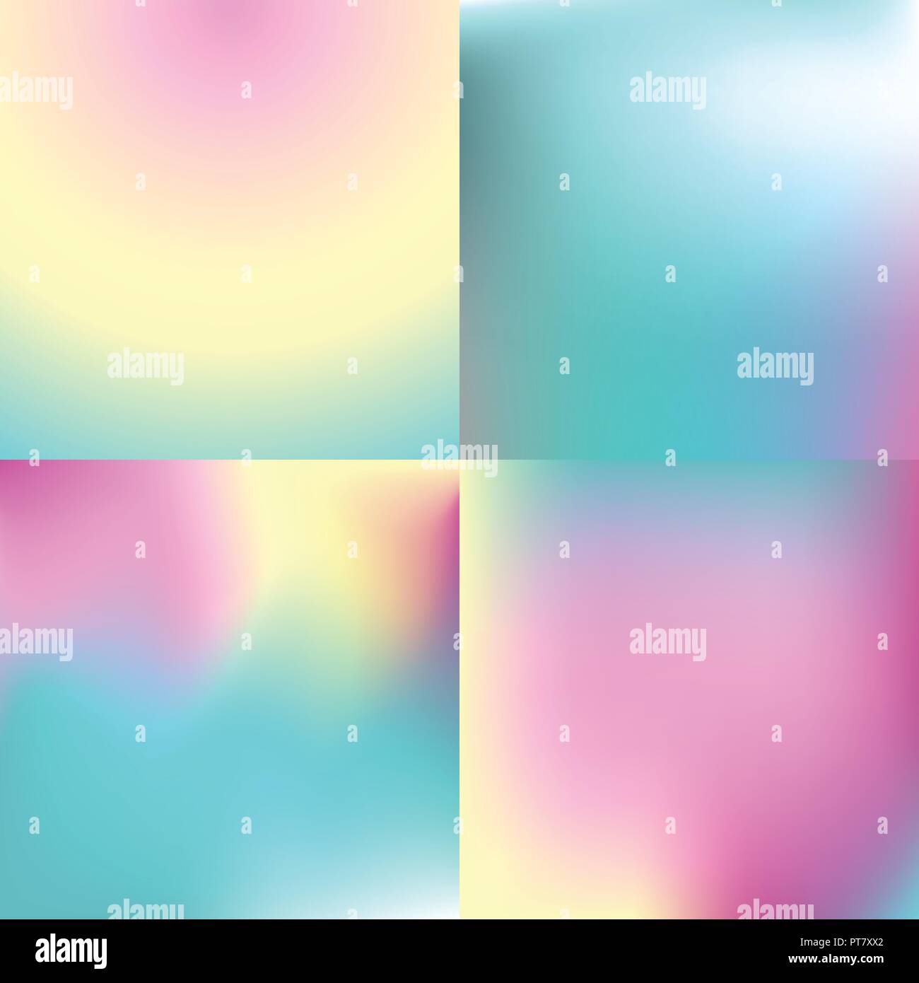 sweet color blurred background set . pastel color design Stock Vector ...
