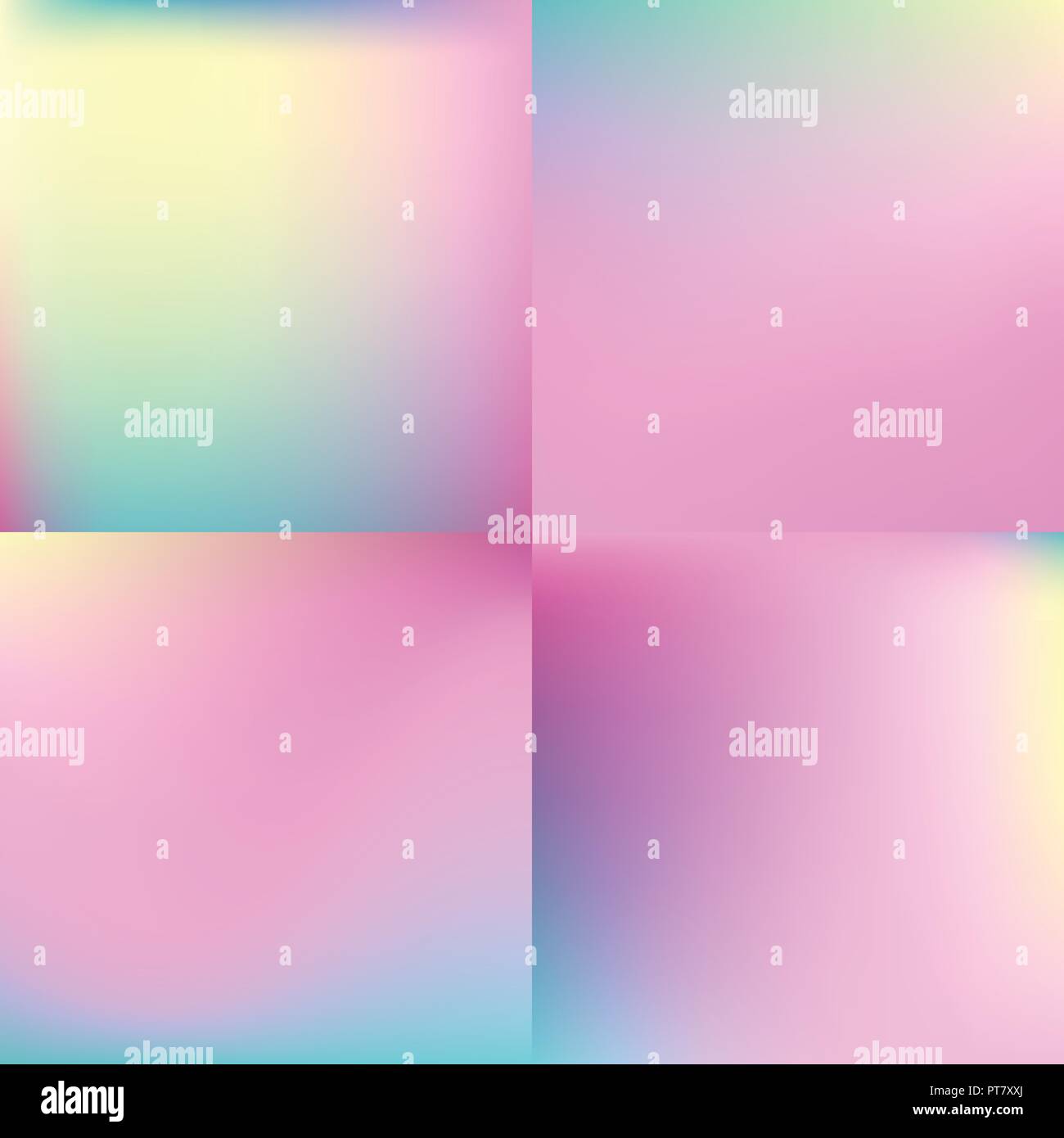 sweet color blurred background set . pastel color design Stock Vector ...