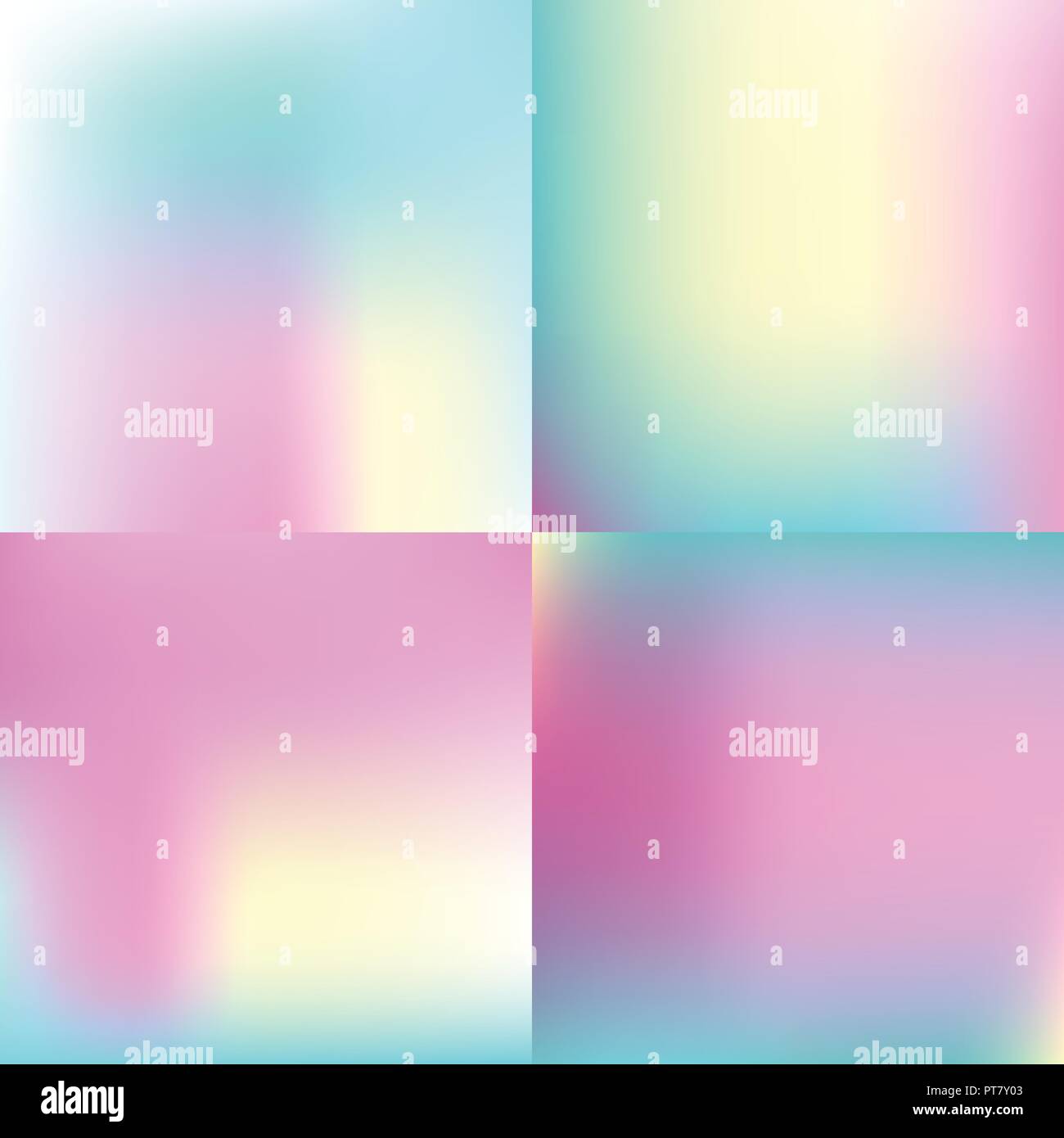 sweet color blurred background set . pastel color design Stock Vector ...
