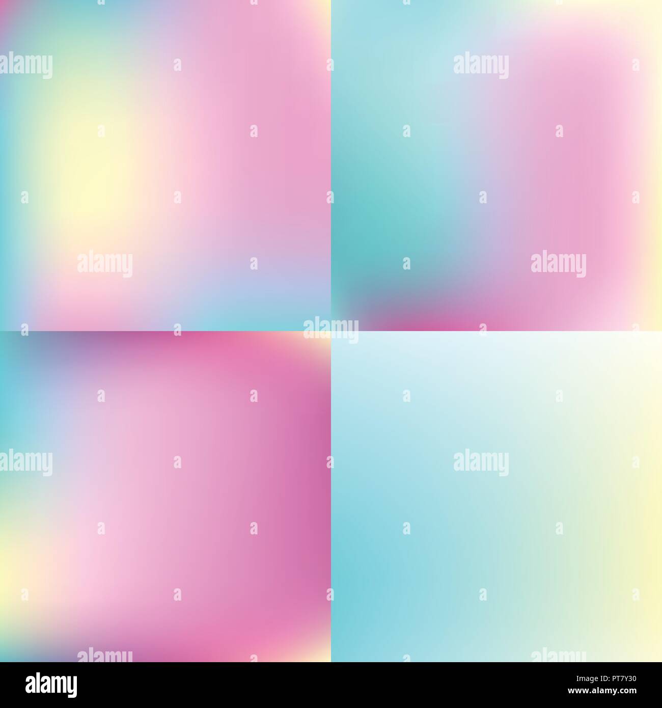 sweet color blurred background set . pastel color design Stock Vector ...