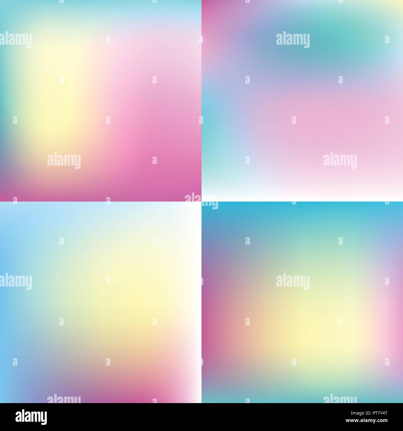 sweet color blurred background set . pastel color design Stock Vector ...