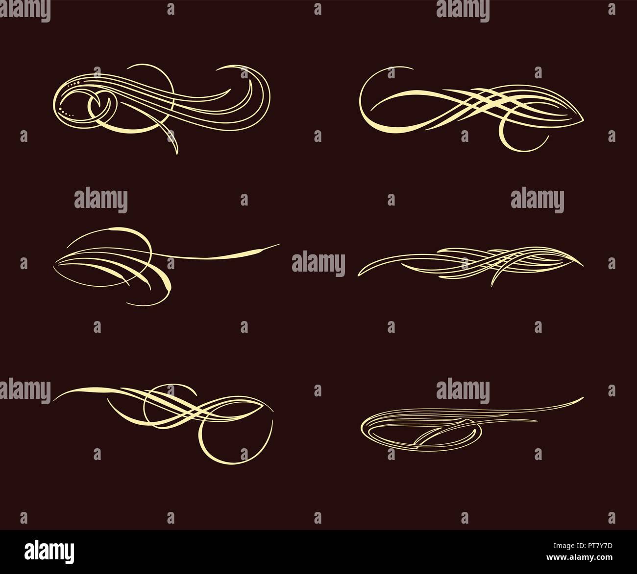 Vintage pinstriping hi-res stock photography and images - Alamy