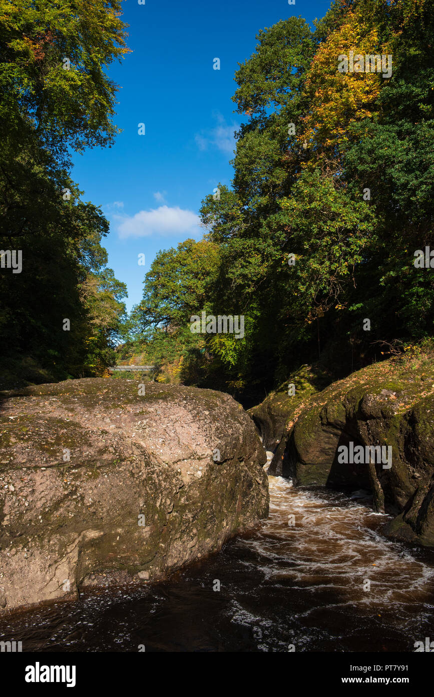 Cargill's Leap,where Rev.Donald Cargill jumped the River Ericht to ...