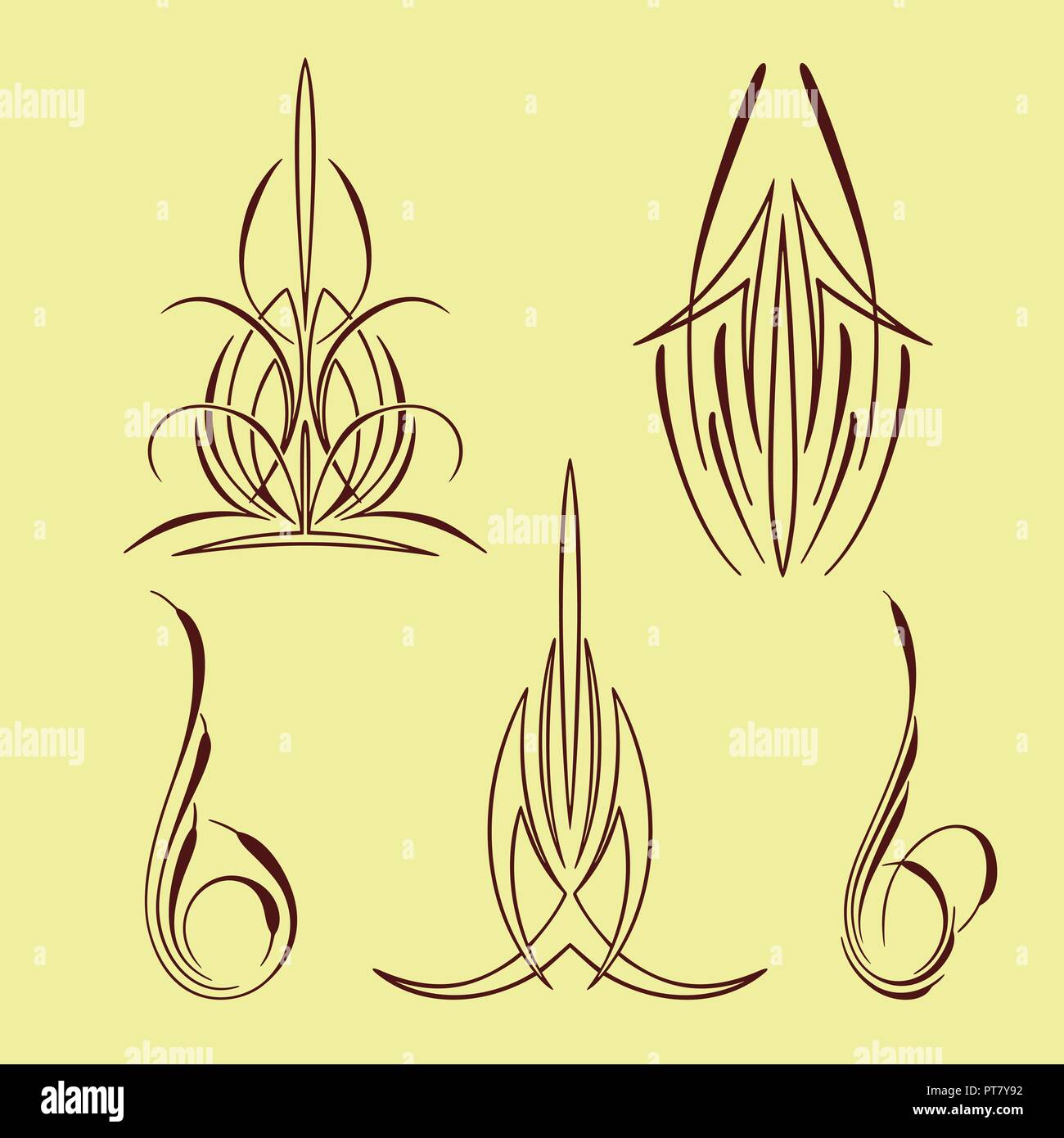 Pinstriping Stock Vector Images - Alamy