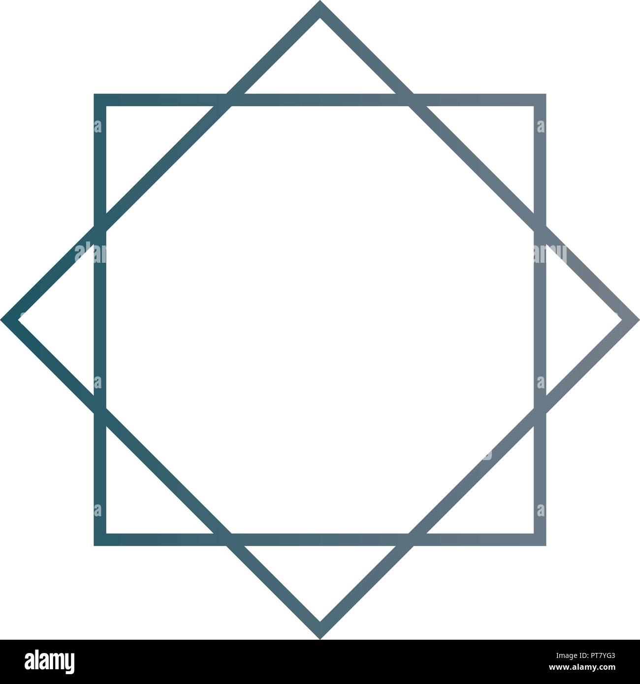 Octagonal ornamental border Stock Vector Images - Alamy