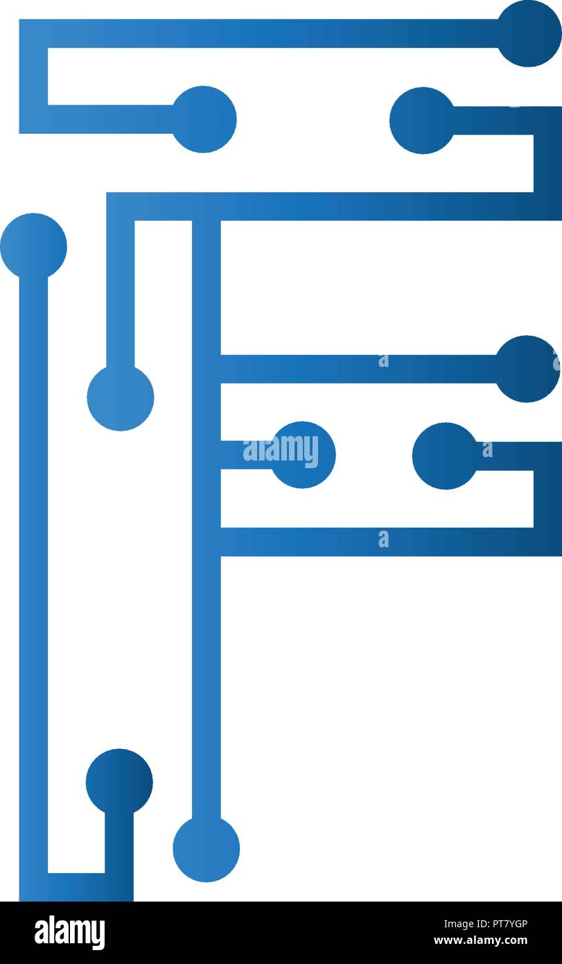 Letter F abstract logo, can be used for both print and web development ...