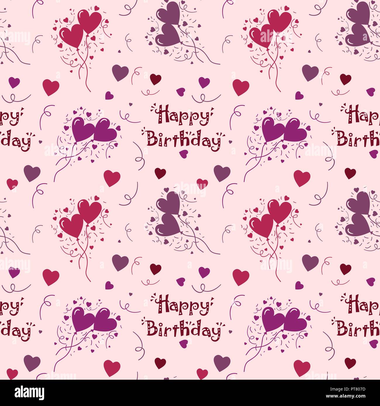 Happy birthday pattern Background Stock Vector Image & Art - Alamy