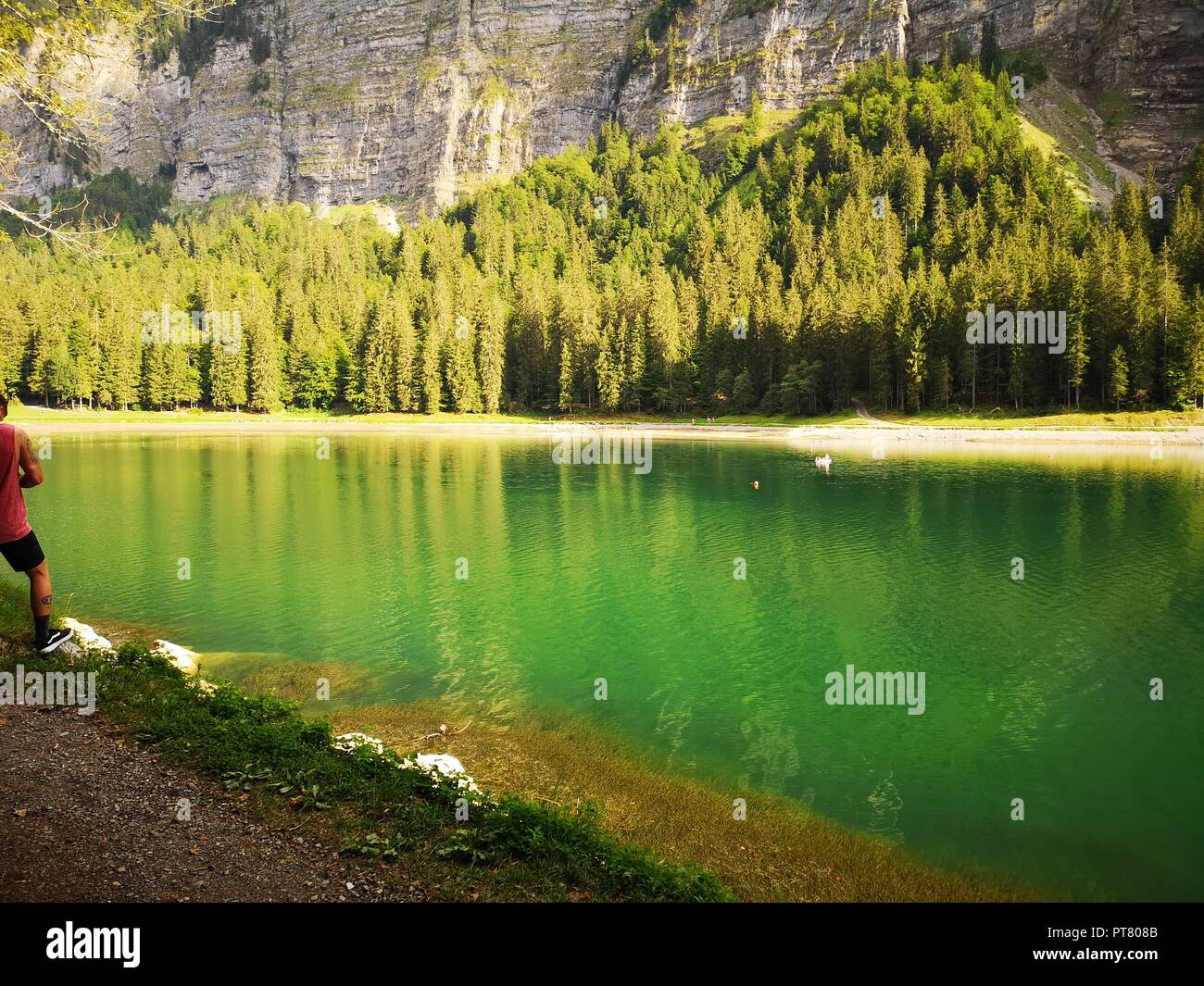 Montriond lake hi-res stock photography and images - Alamy