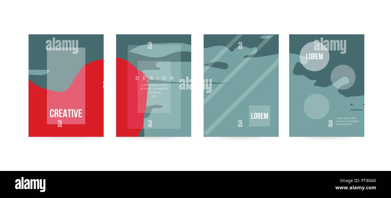 Minimal cover concept for brochure or card design. Simple and elegant ...