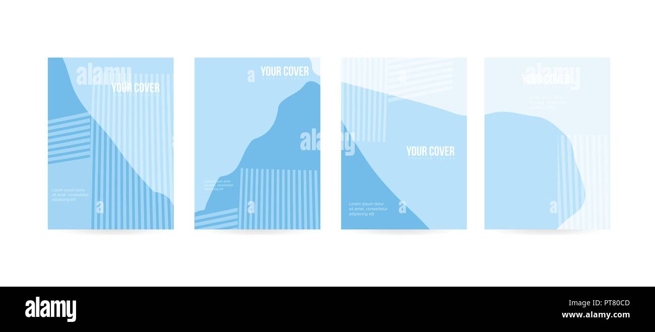 Minimal cover concept for brochure or card design. Simple and elegant ...