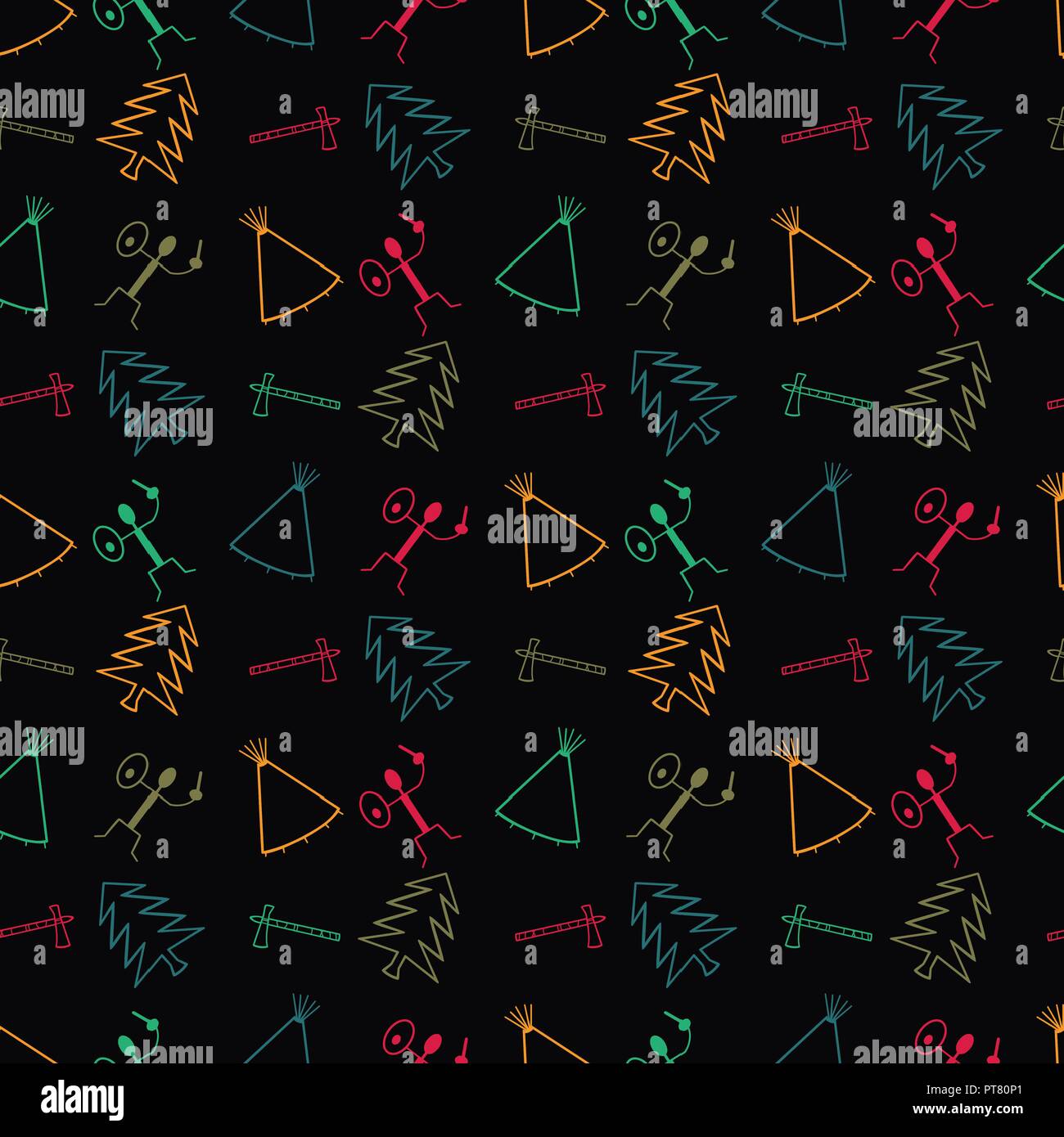 primitive symbol pattern background Stock Vector Image & Art - Alamy