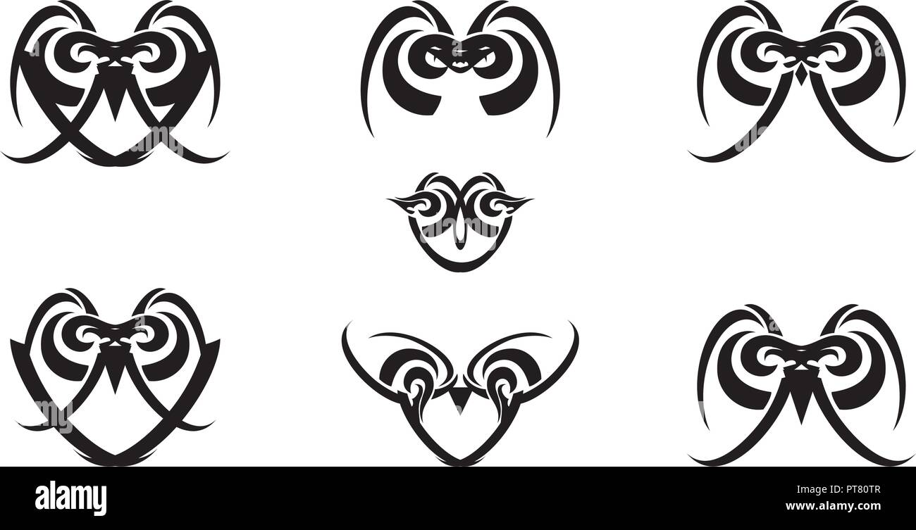Simple Tribal Owl