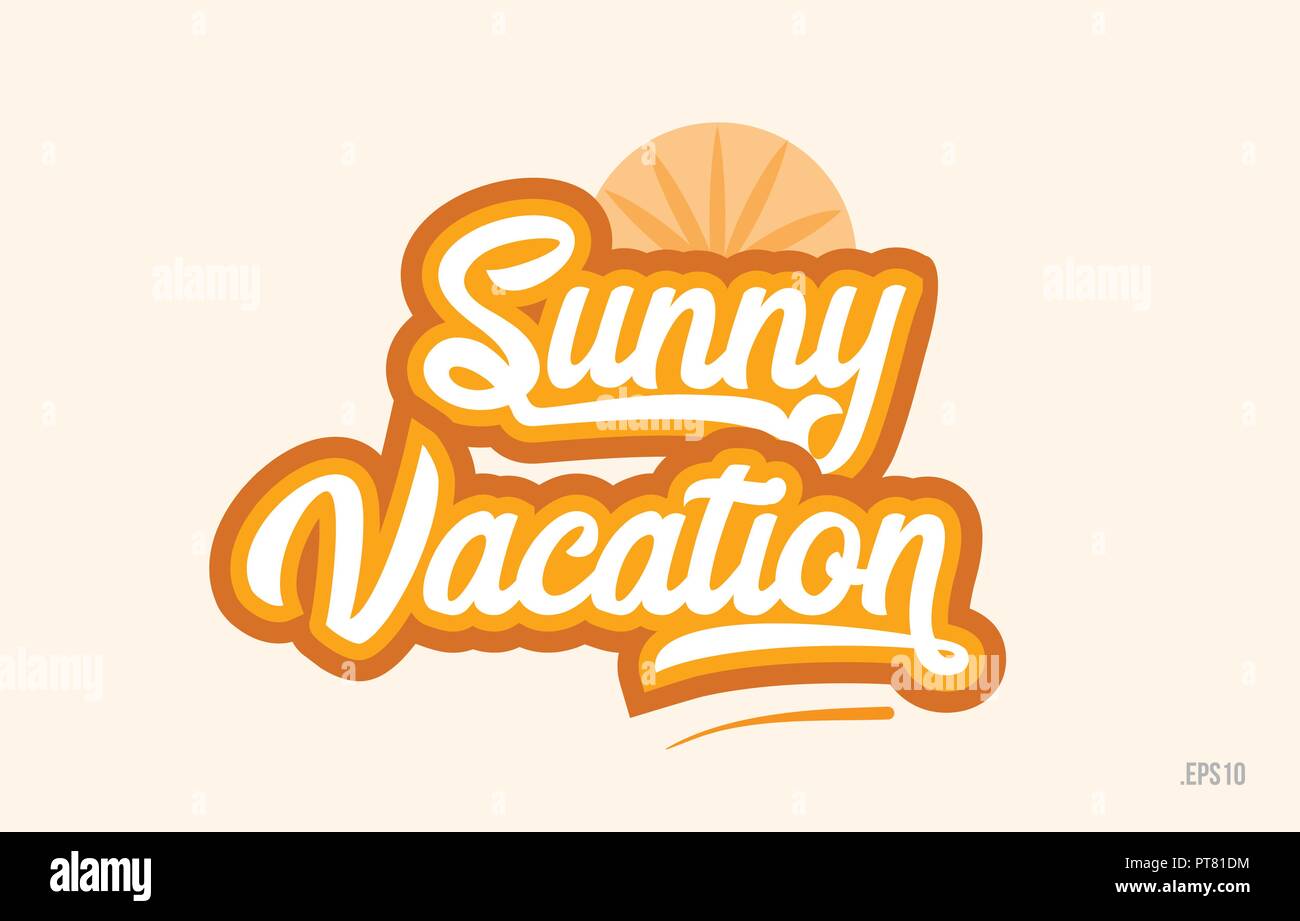Vacation word Stock Vector Images - Alamy