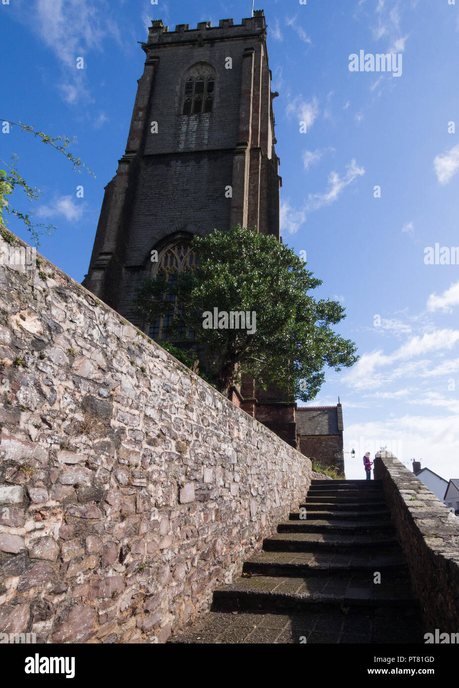 Somerset minehead church steps hi-res stock photography and images - Alamy