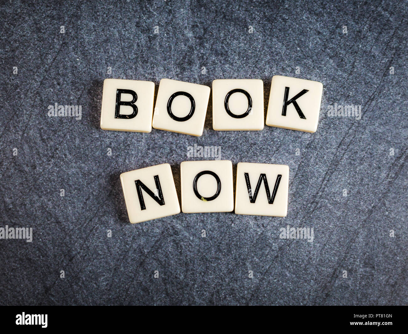 Now white letters black hi-res stock photography and images - Alamy