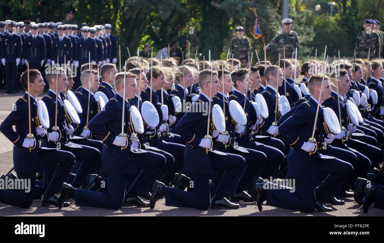 Naming ceremony at ESA, French Military Heath School, Bron, France ...