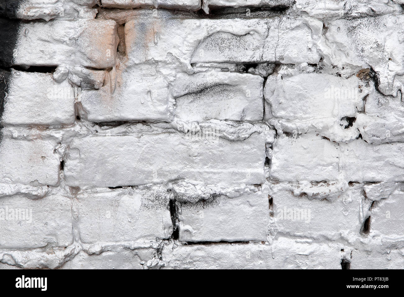 Old white brick wall background or texture Stock Photo - Alamy
