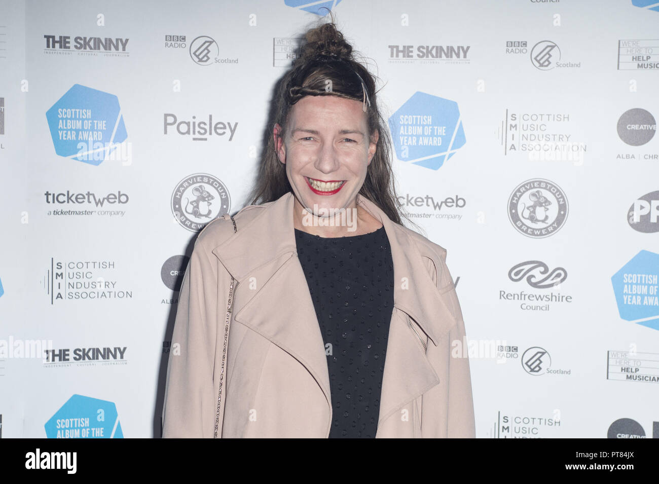 Artists attend the 2018 Scottish Album of the Year Awards at Paisley ...