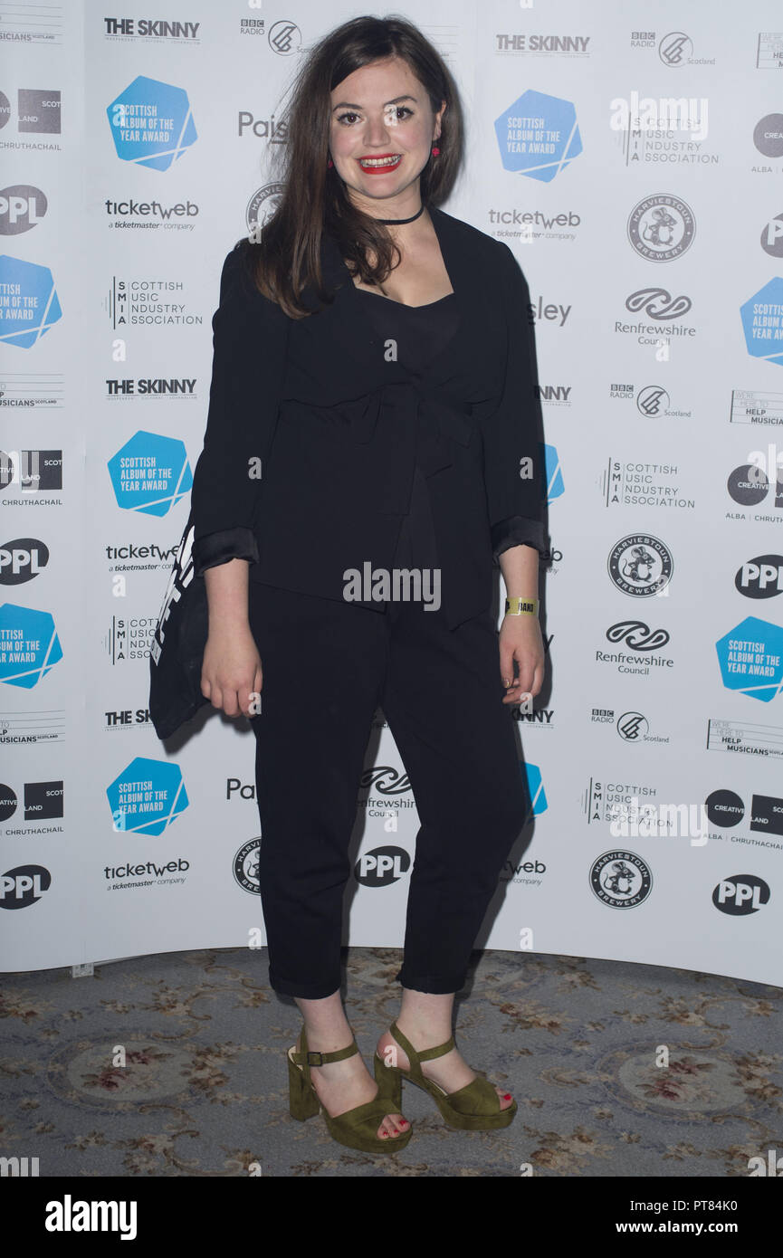 Artists attend the 2018 Scottish Album of the Year Awards at Paisley ...