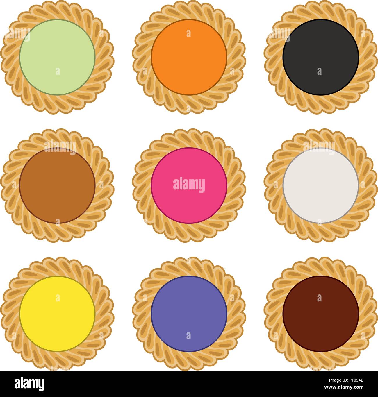 Fruit tart icon hi-res stock photography and images - Alamy