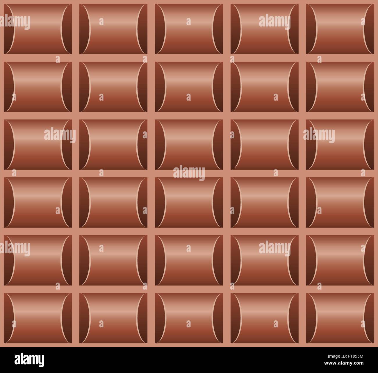 vector seamless chocolate bar background pattern. milk chocolate blocks ...