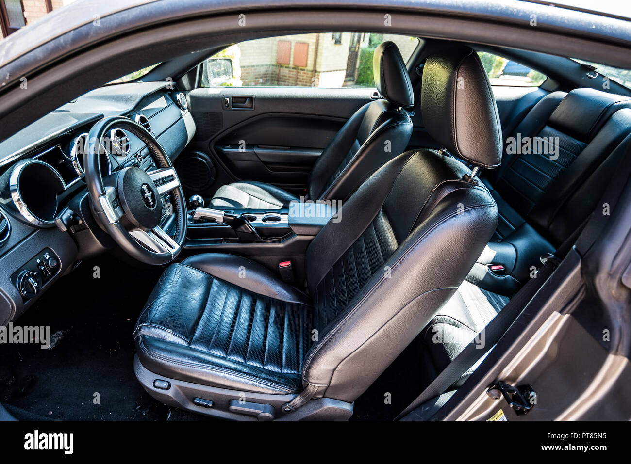 Car Crash and Car Damage. Close up Details Stock Photo - Alamy