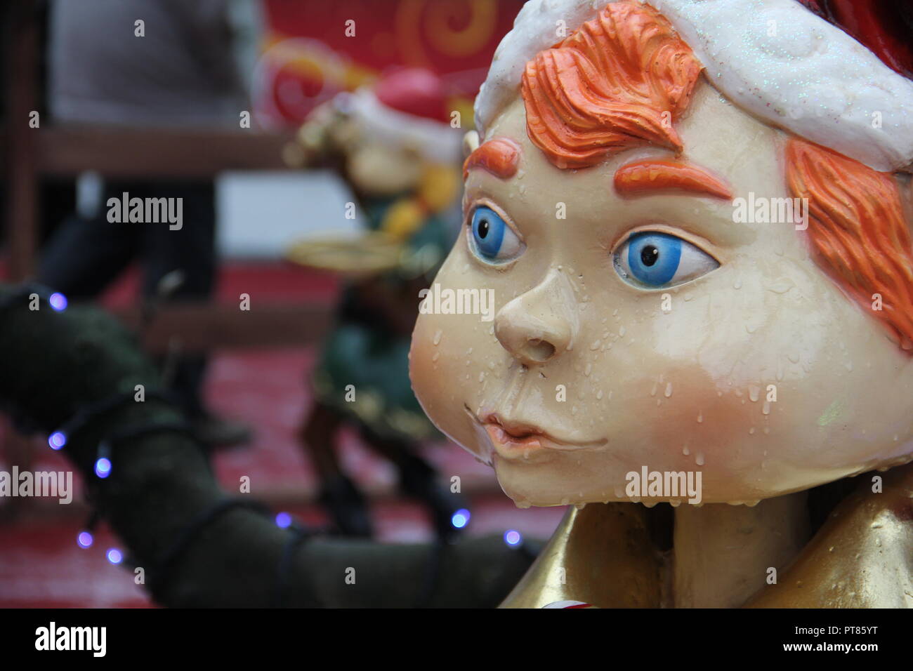 Festival funfair Elf face Stock Photo - Alamy