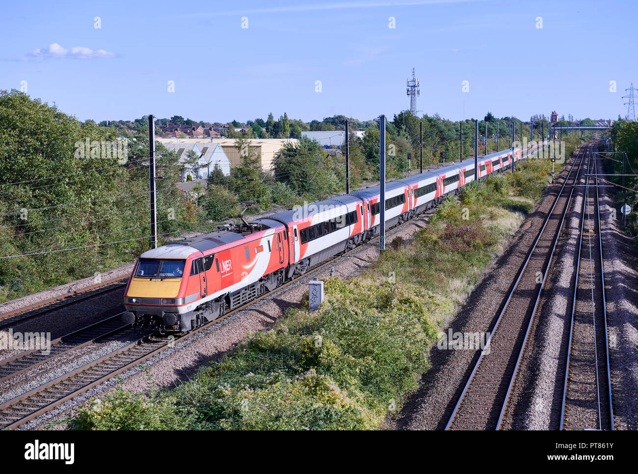 Class 91 train lner hi-res stock photography and images - Alamy