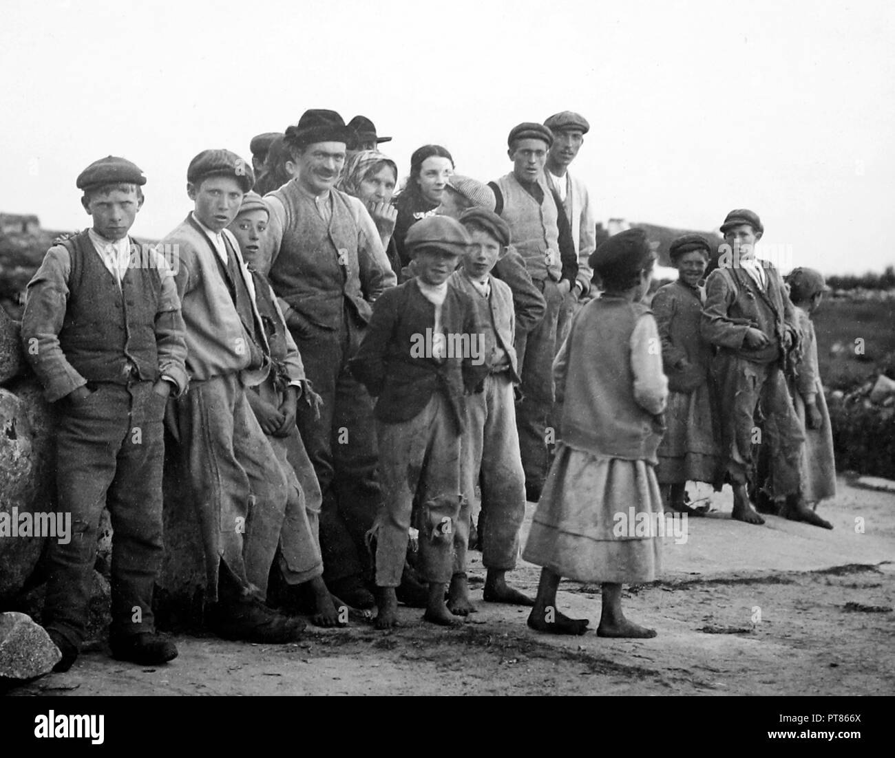 Lettermore, Galway, West of Ireland, early 1900s Stock Photo - Alamy