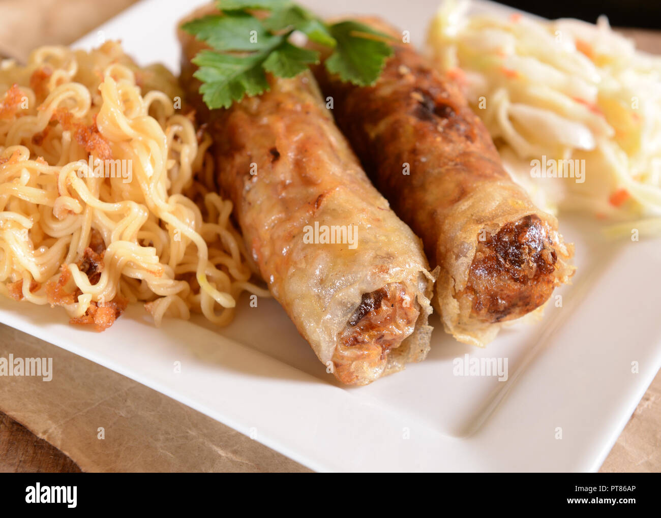 Chineese spring rolls Stock Photo - Alamy