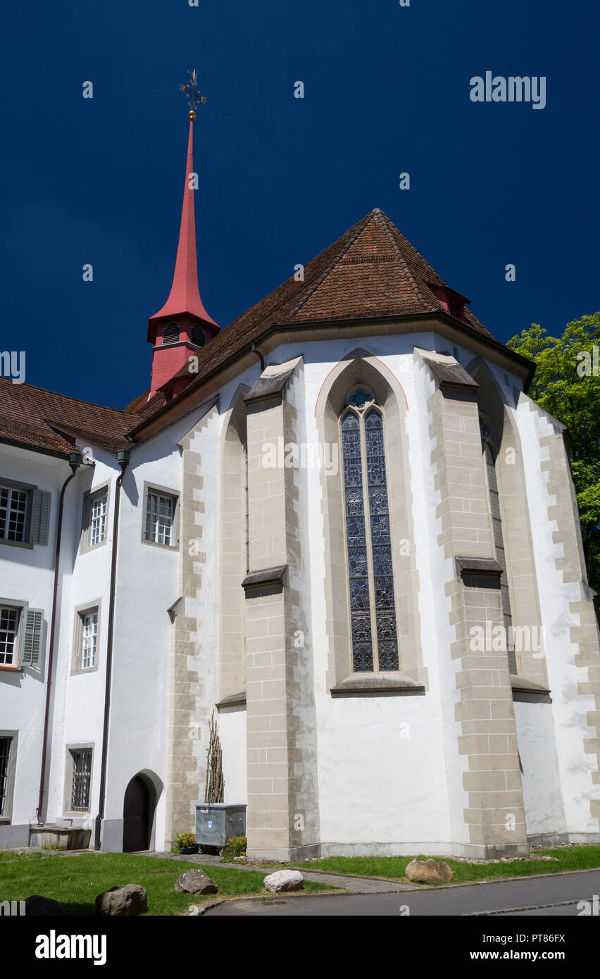Franciscan Church of St. Mary, Lucerne, Switzerland Stock Photo - Alamy