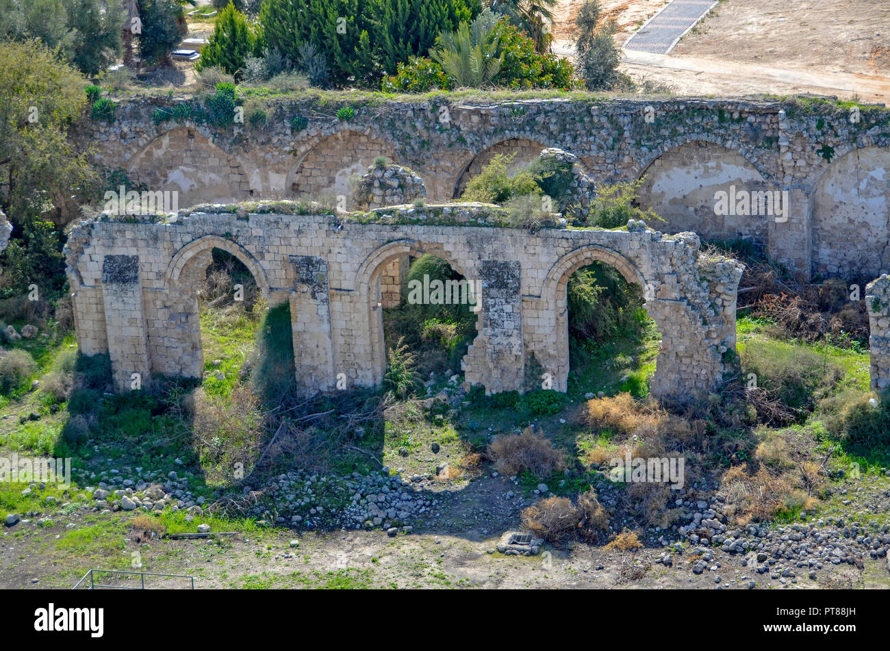 Remains of the White Mosque of Ramla, Israel destroyed by an earthquake ...
