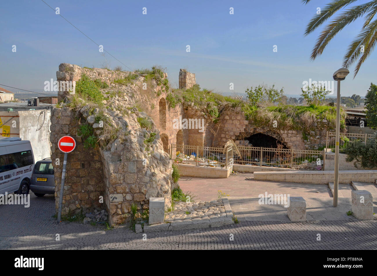 Remains of the White Mosque of Ramla, Israel destroyed by an earthquake ...