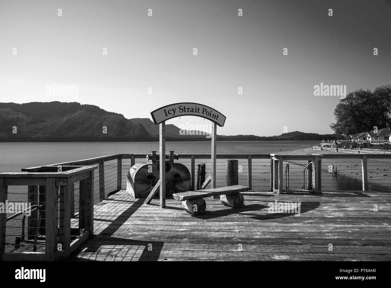 Icy Strait Point, Hoonah, Alaska, USA Stock Photo - Alamy