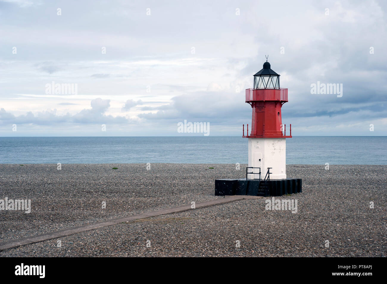 Small beach lighthouse point of ayre hi-res stock photography and ...