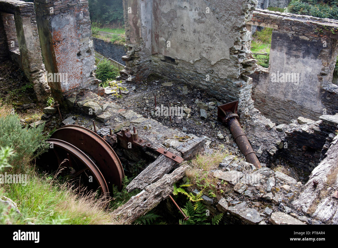 Engine House, The Laxey Wheel, Laxey, Isle of Man Stock Photo - Alamy
