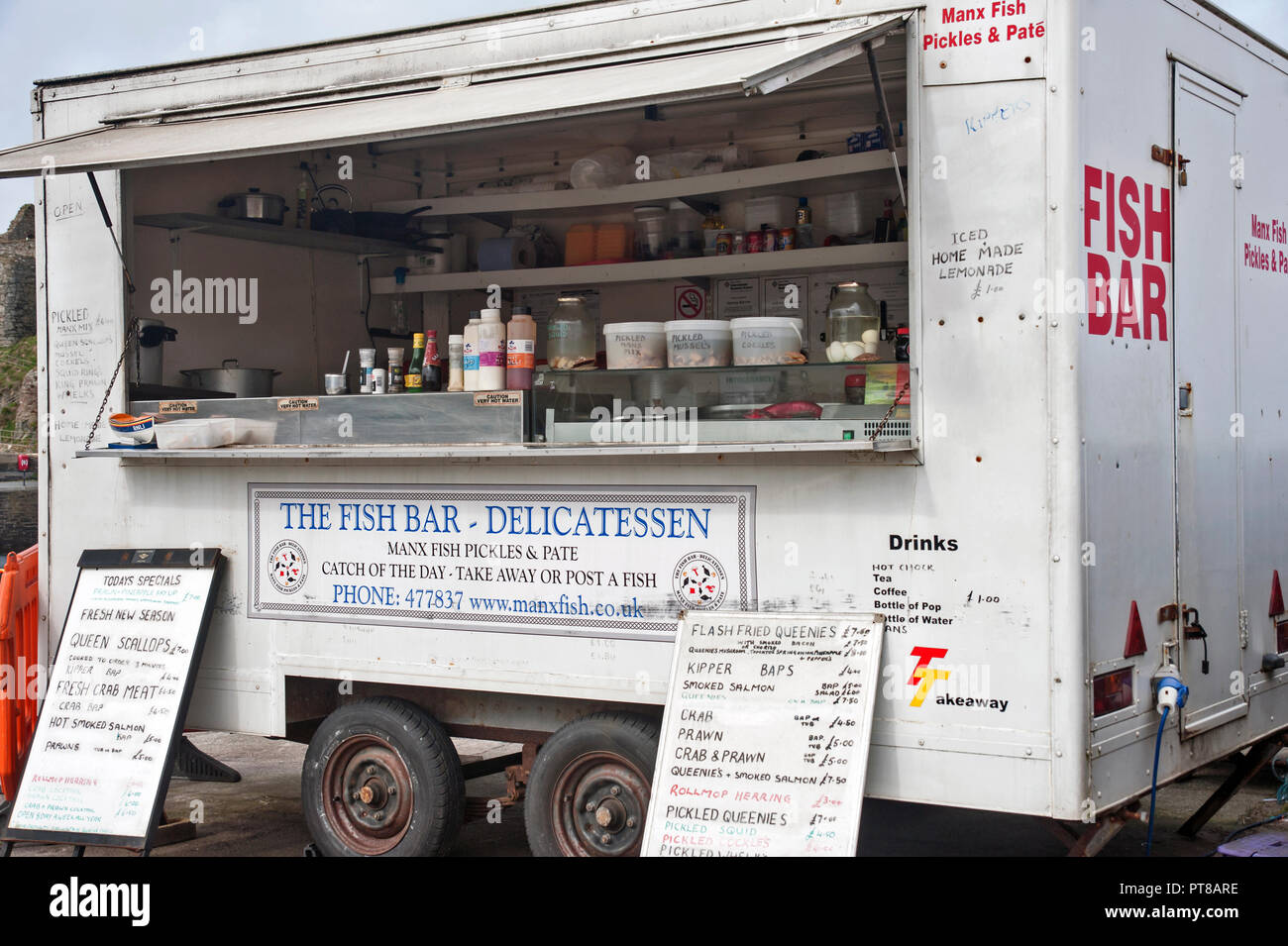 Mobile fish and chip van hi-res stock photography and images - Alamy