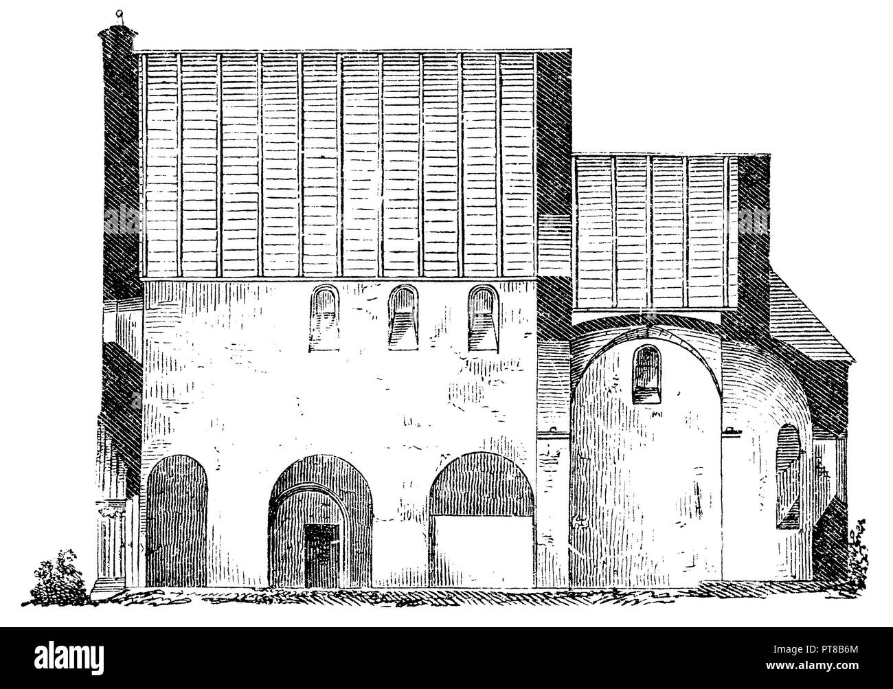 Vintage church buildings Cut Out Stock Images & Pictures - Alamy