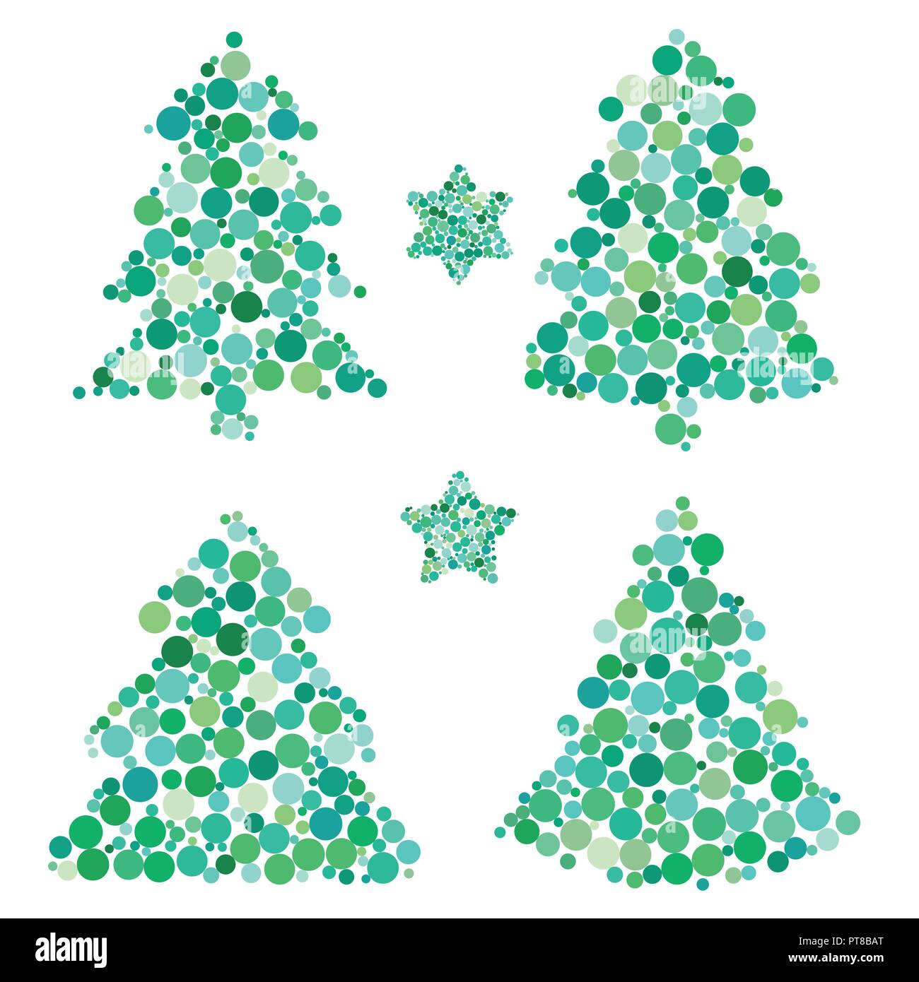 Dotted with trees Stock Vector Images - Alamy