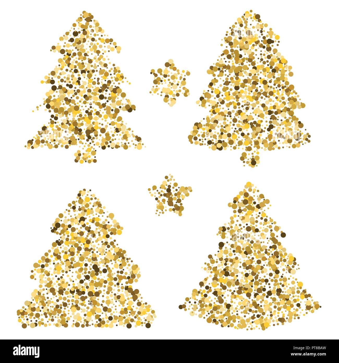 Dotted trees Stock Vector Images - Alamy