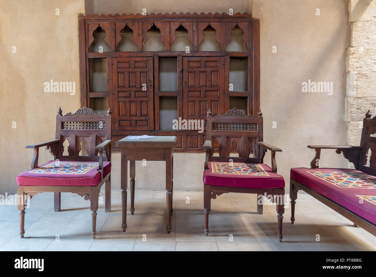 VIP Lounge at Ottoman era historic House of Egyptian Architecture ...