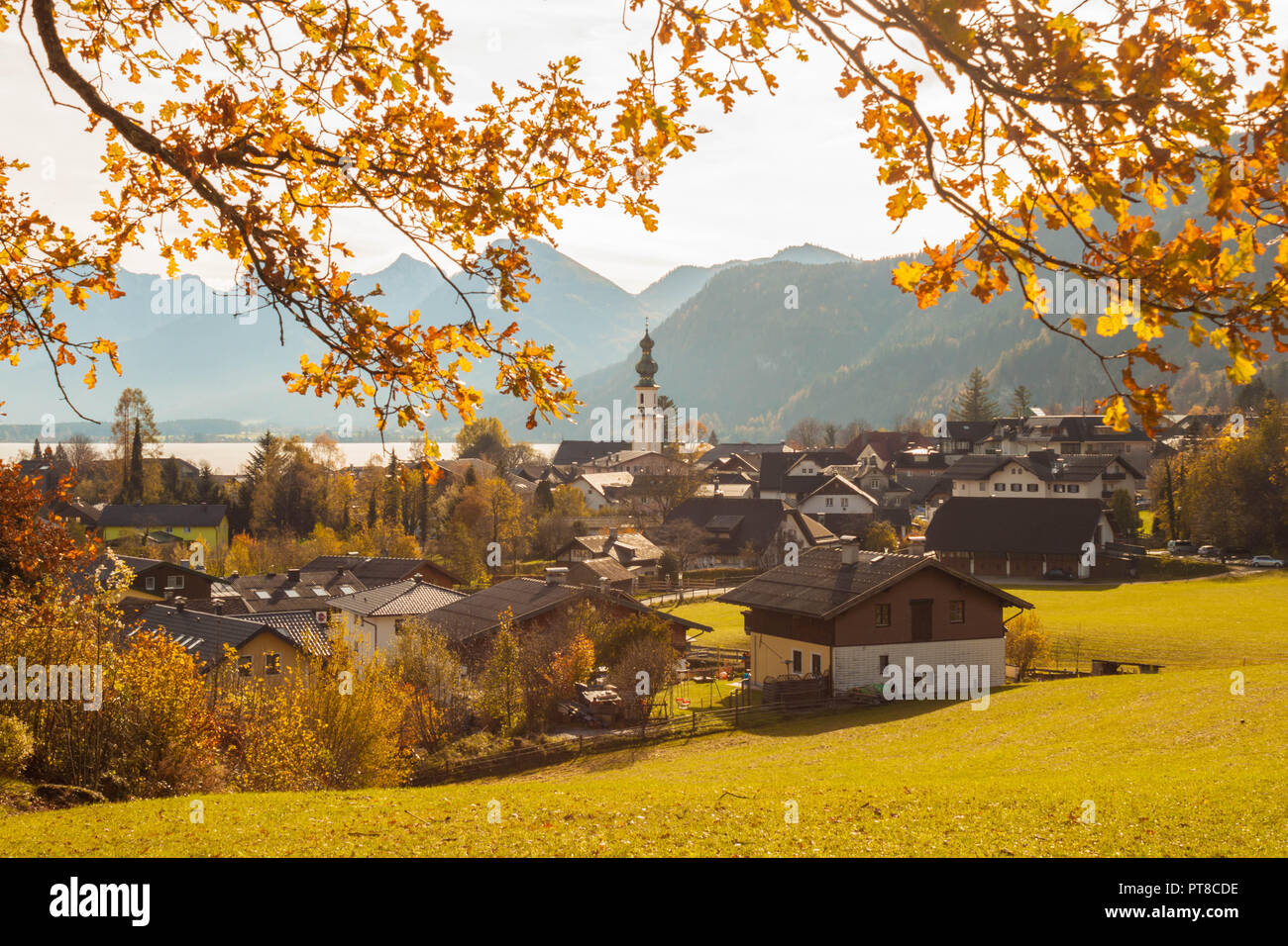 Austria salzkammergut st gilgen church hi-res stock photography and ...