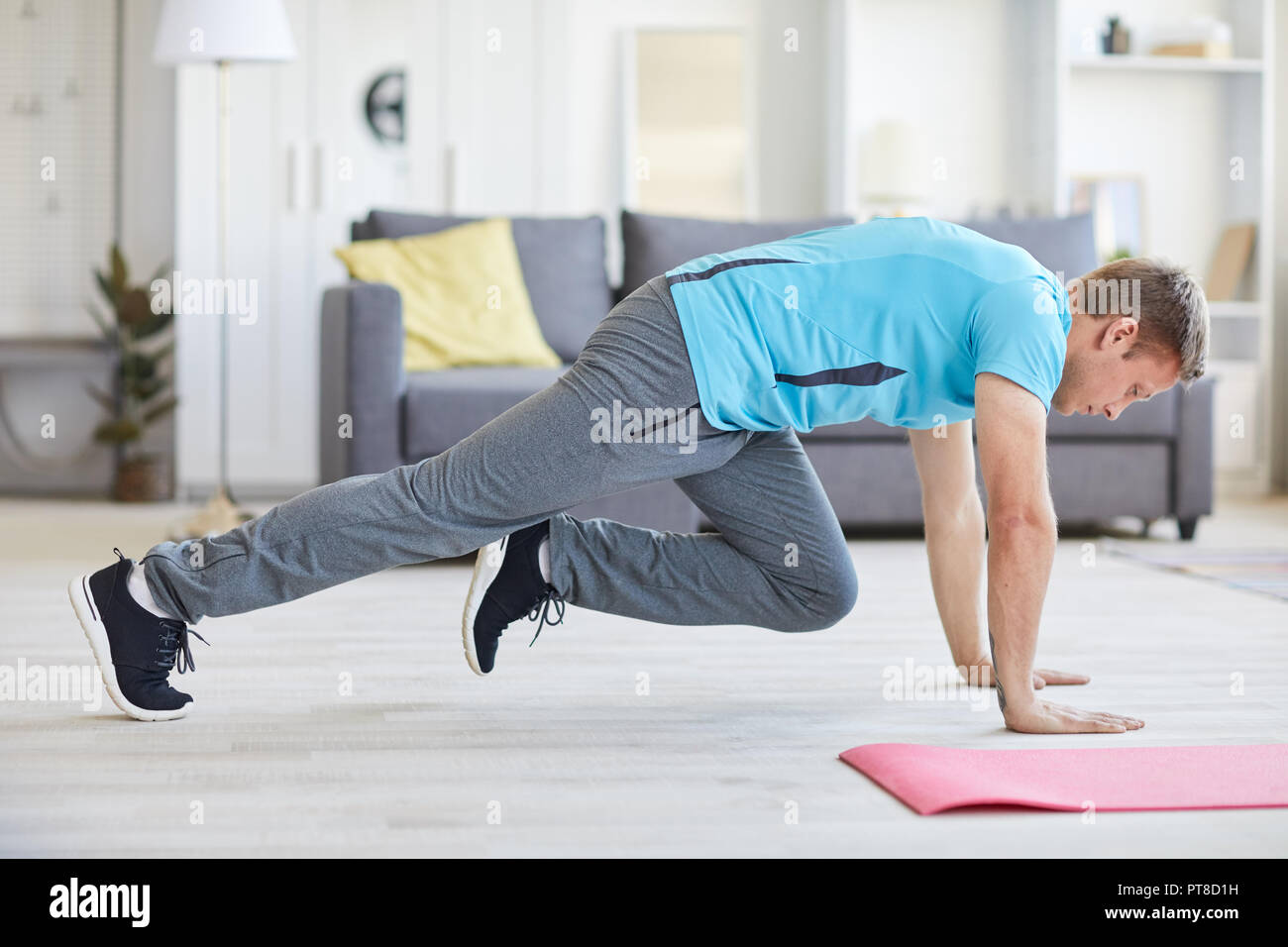 Man bending over hi-res stock photography and images - Alamy