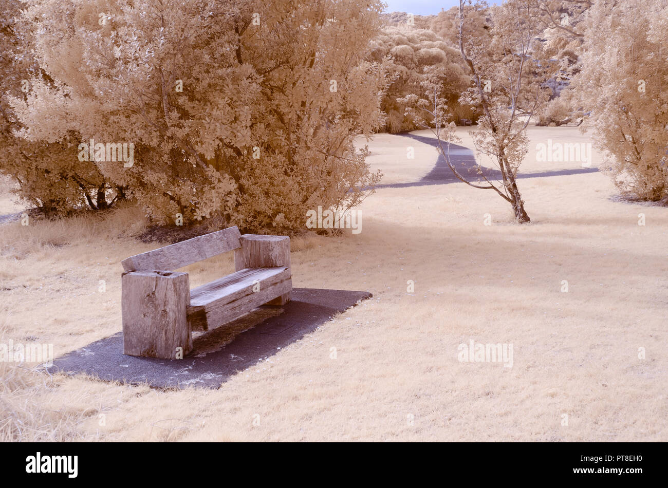 Outdoor seat in peaceful surroundings hi-res stock photography and ...