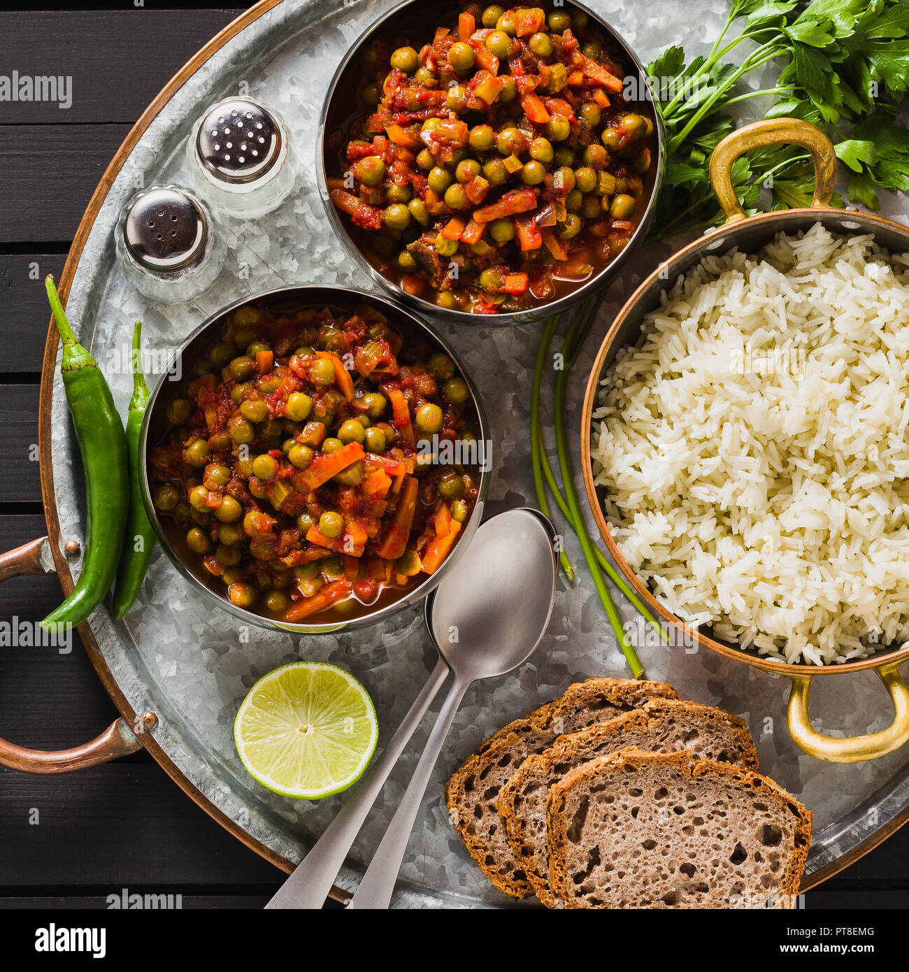 Healthy Indian Lunch