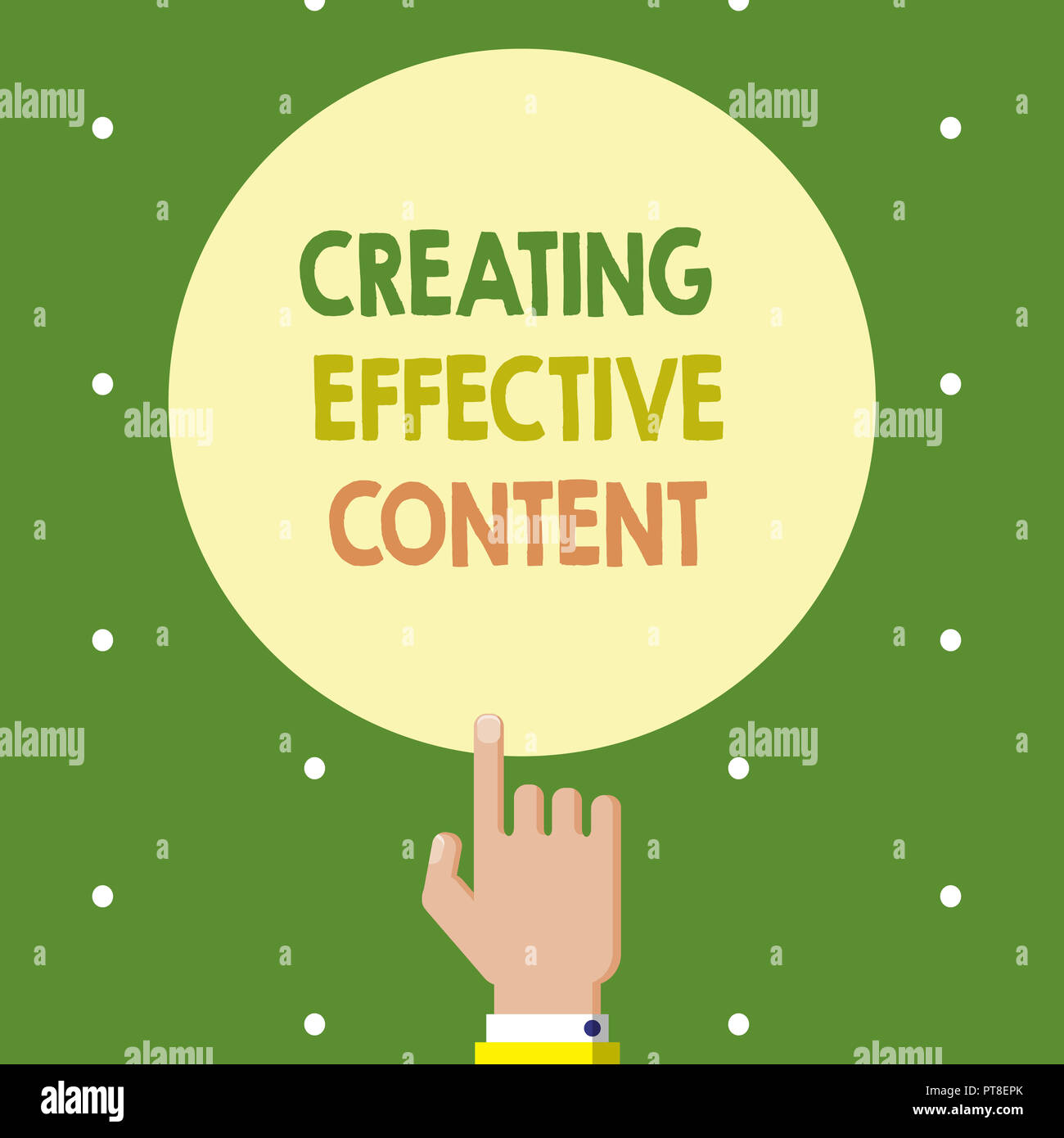 Text sign showing Creating Effective Content. Conceptual photo Valuable ...