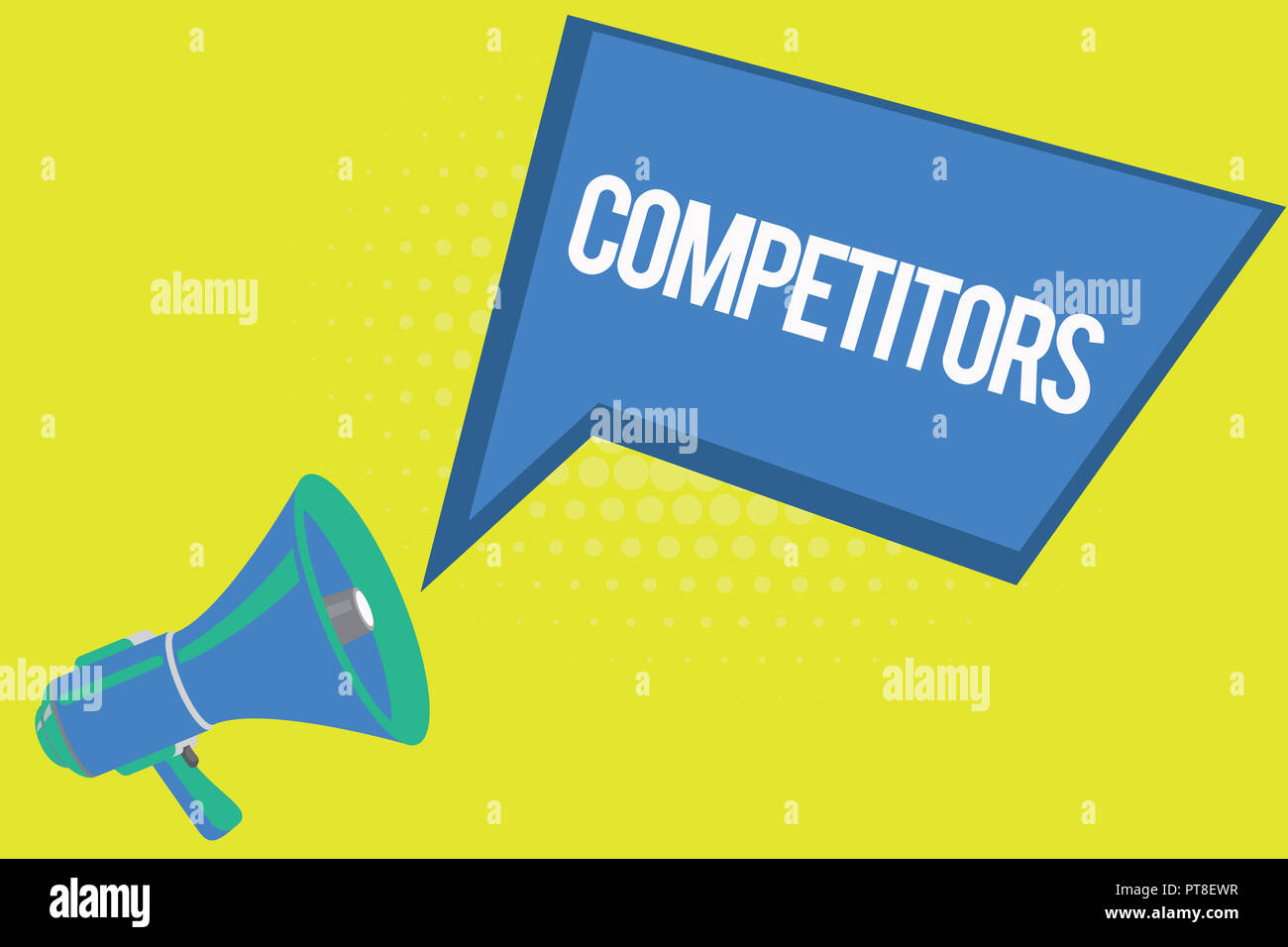 Word writing text Competitors. Business concept for Persons takes part ...