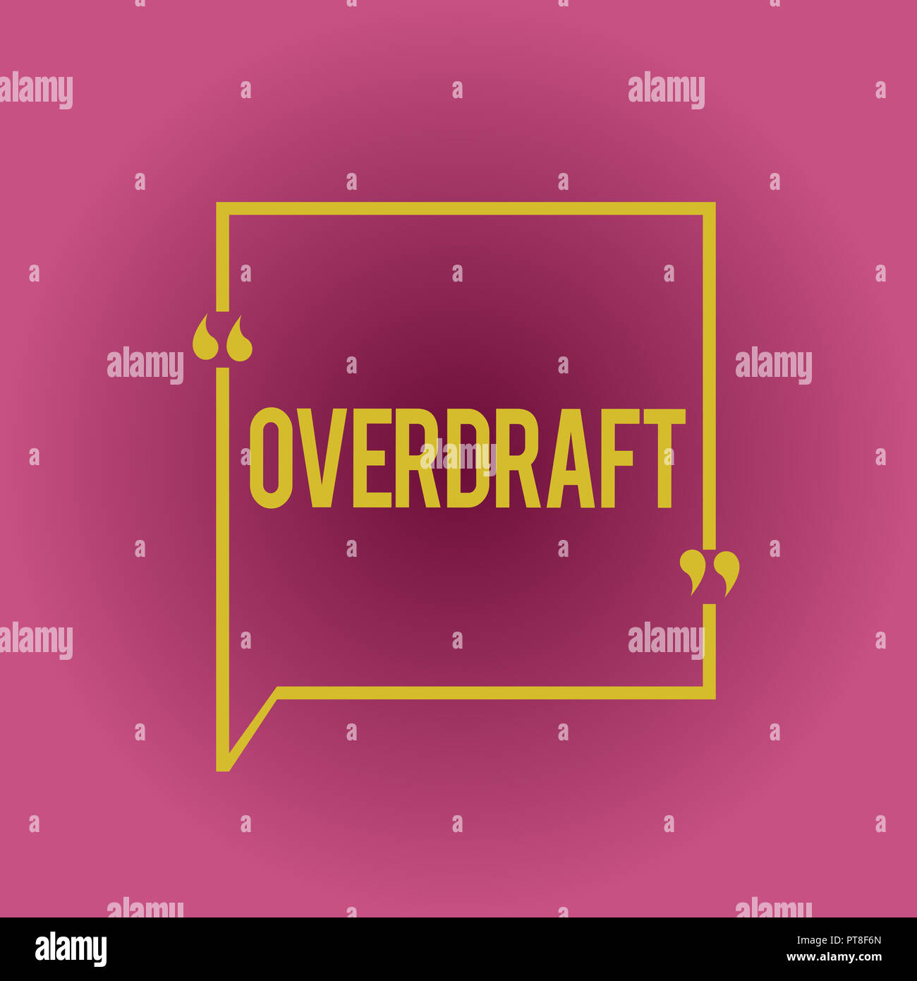 Writing note showing Overdraft. Business photo showcasing Deficit in ...
