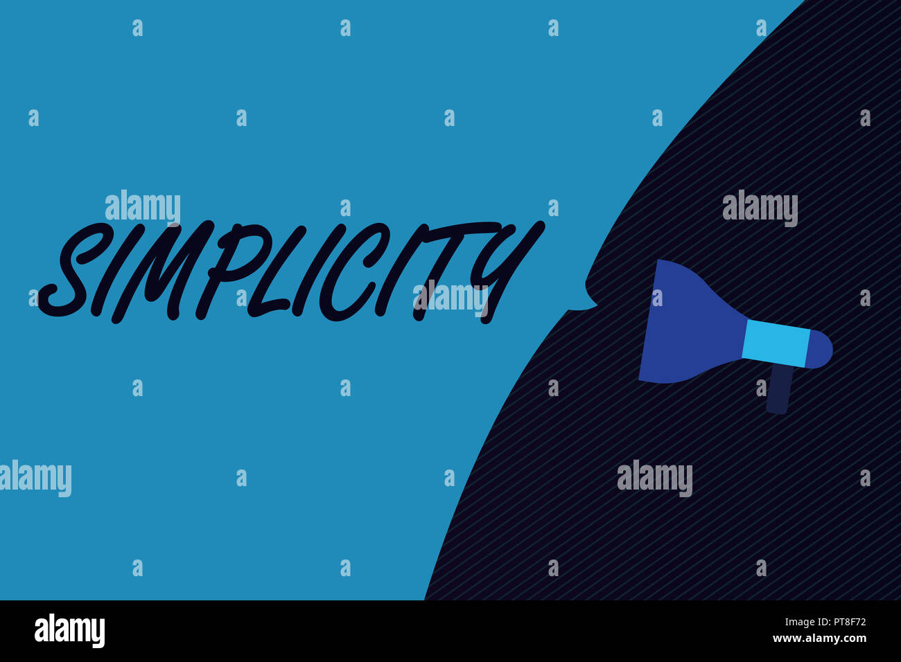 Word writing text Simplicity. Business concept for Quality or condition ...